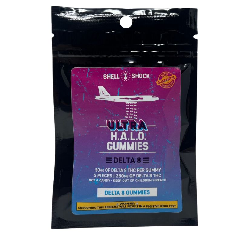 HALO ULTRA Gummies 5-Piece – Shell Shock CBD