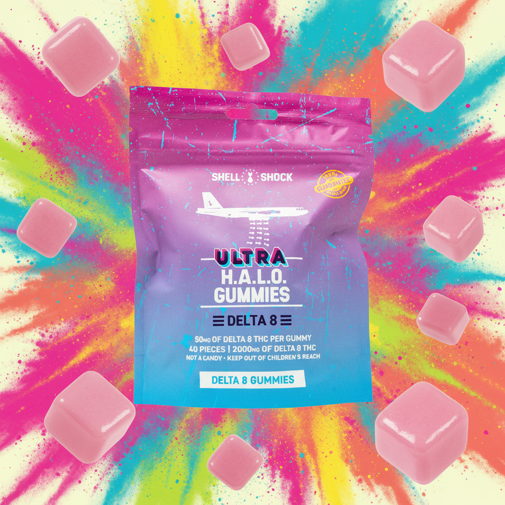 Shell Shock HALO Ultra Delta-8 Gummies | 50mg Per Gummy