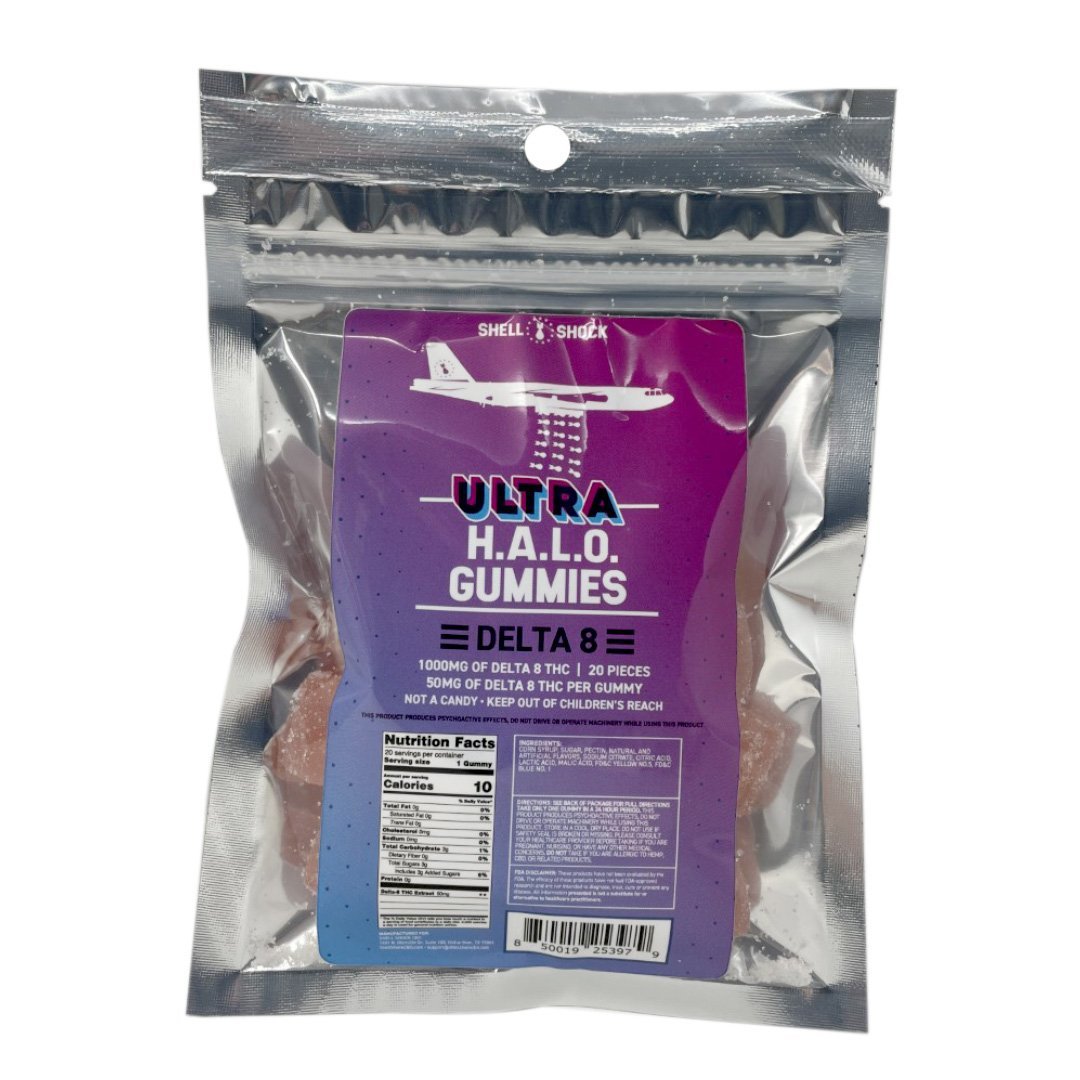 Shell Shock HALO ULTRA Delta 8 Gummies: Twice the Potency, Twice th...